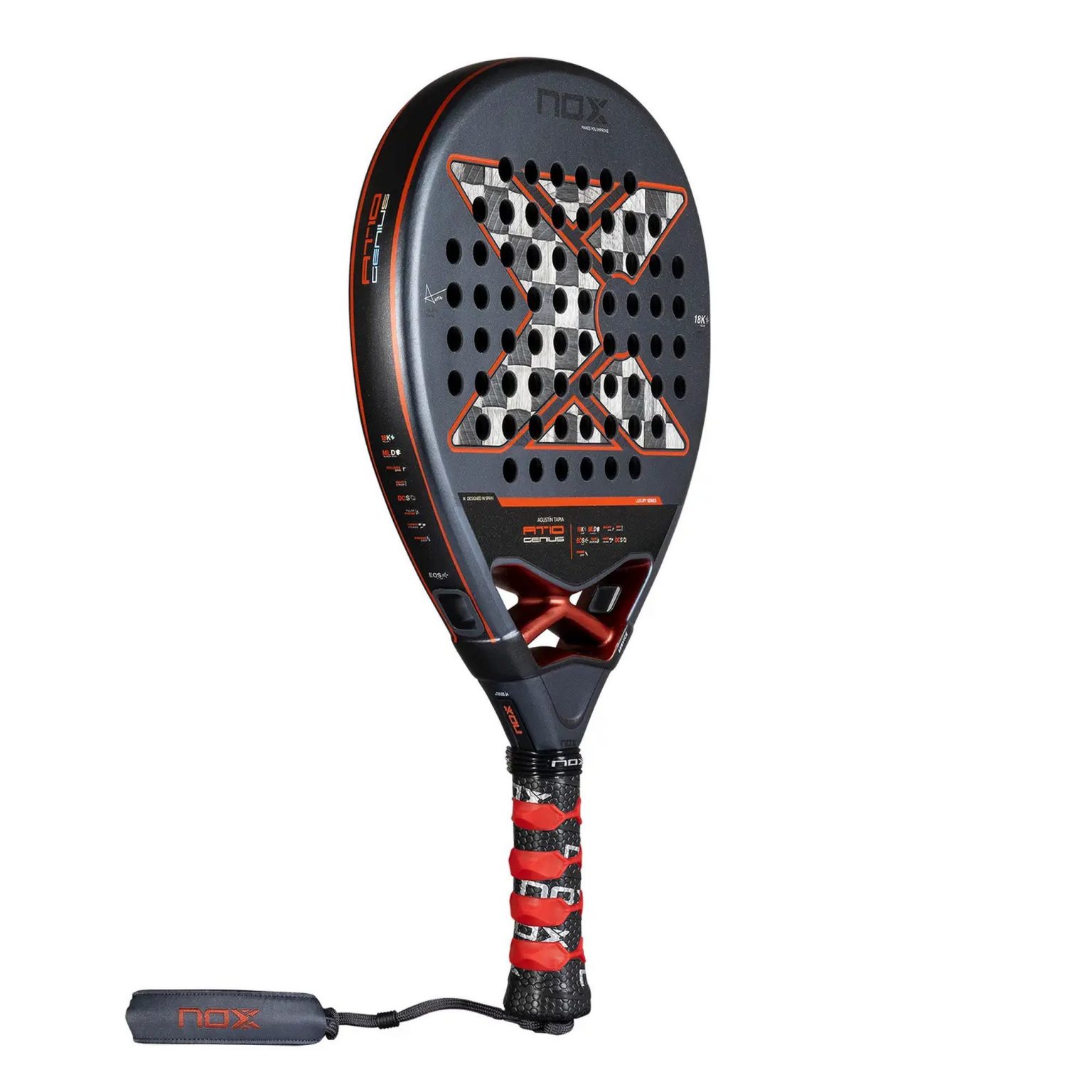 NOX Padel Racket AT10 Genius 18K Alum 2025 (The Racket Of Agustin Tapia)